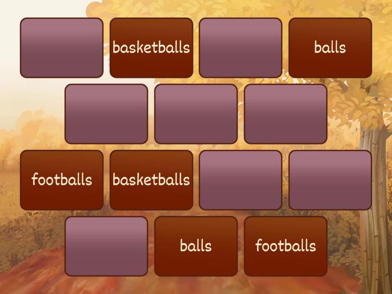 balls - Matching pairs
