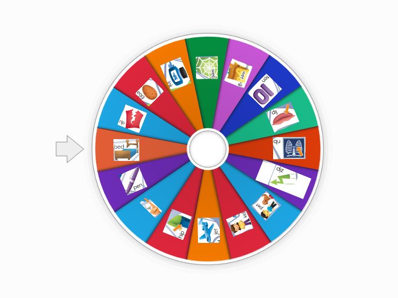 Revision unit 4 - Oxford Phonics 2 - Spin the wheel