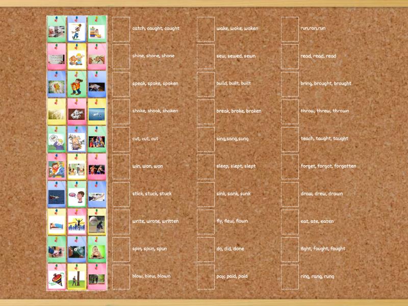 Irregular verbs - Match up