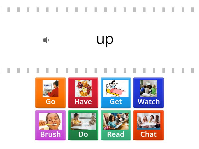 Daily Routine - Find the match