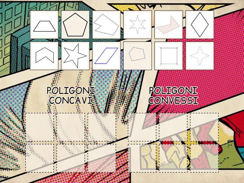 POLIGONI CONCAVI E CONVESSI - Group sort
