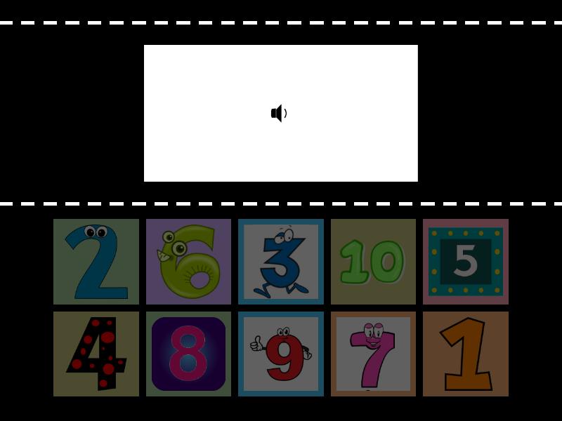 Numbers matching game - Find the match