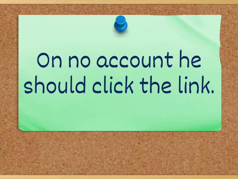 Correct the sentences with inversion - Flash cards