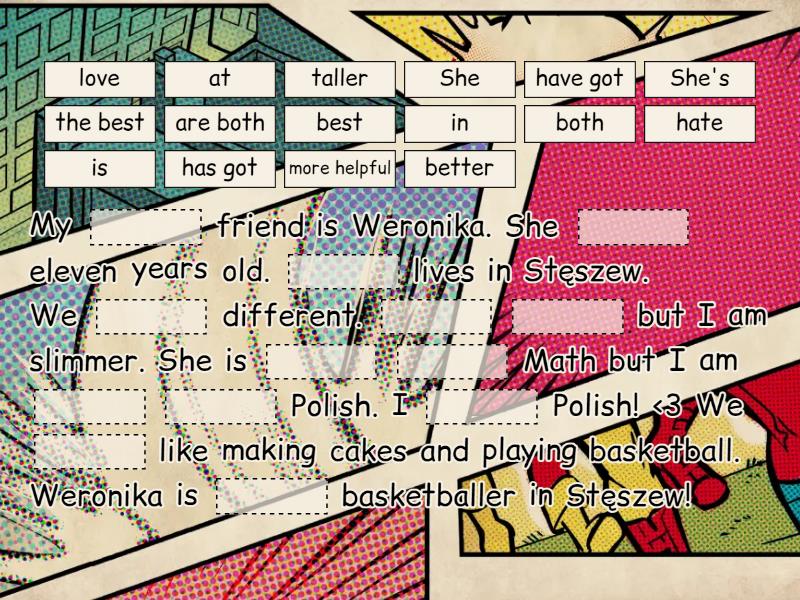 Gabi - best friend - Complete the sentence