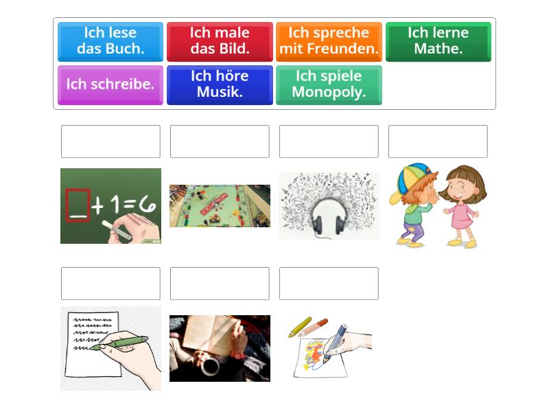 Ich male das Bild - Match up