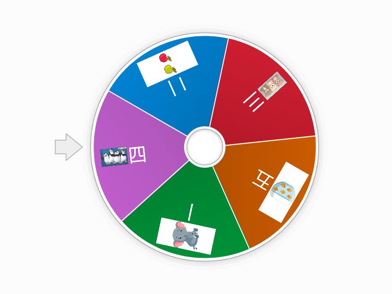 Counting Numbers - Spin the wheel