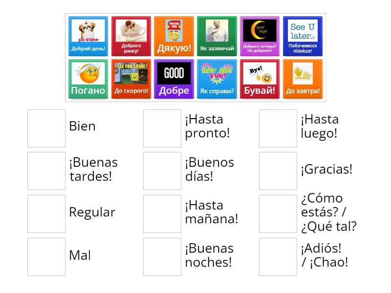 Saludos y Despedidas alina - Match up