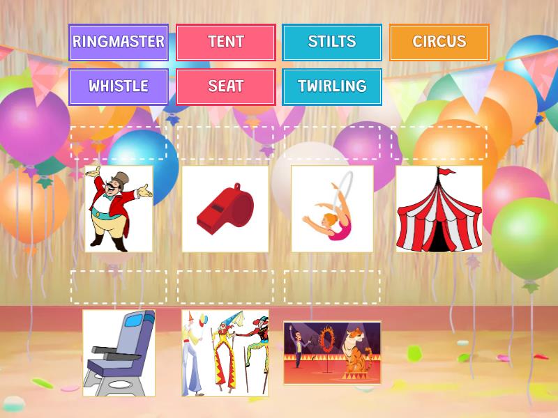 CIRCUS SHAPES - Match up