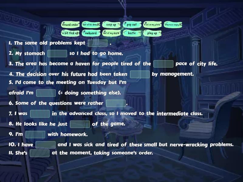 Roadmap C1 5D complete the sentences - Completar la frase