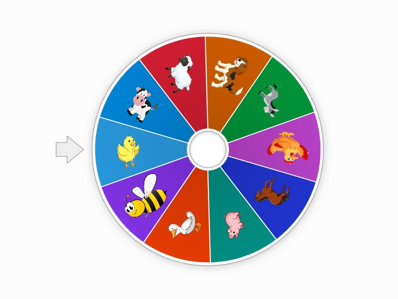 Ruleta de los animales - Spin the wheel