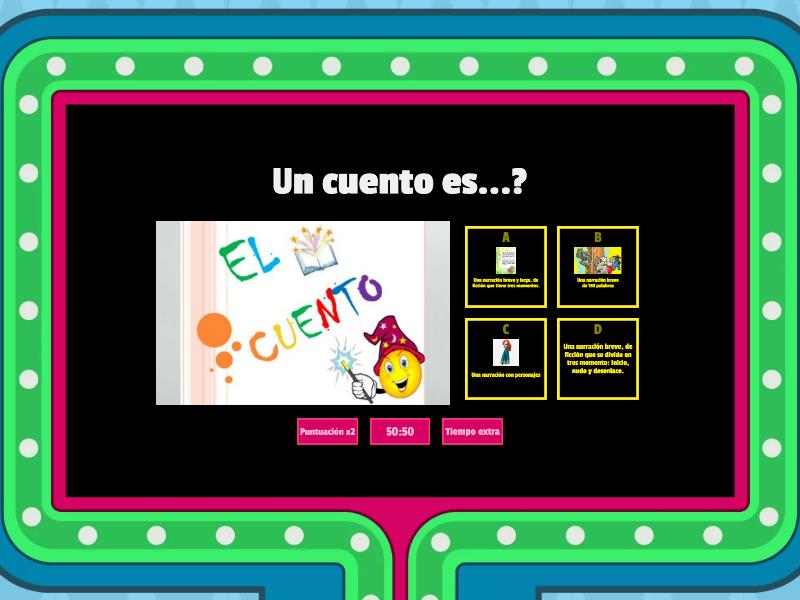 LENGUA 5to Grado: Unidad II - Spielshow-Quiz