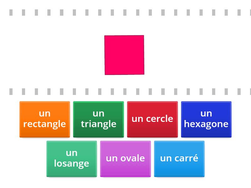 Les formes à 2D - Find the match