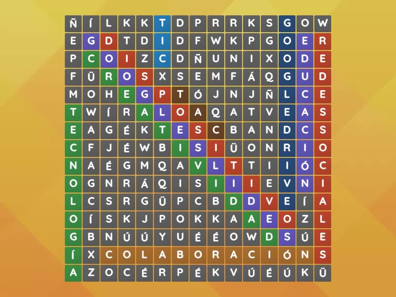 Tecnología Educativa - Sopa de letras