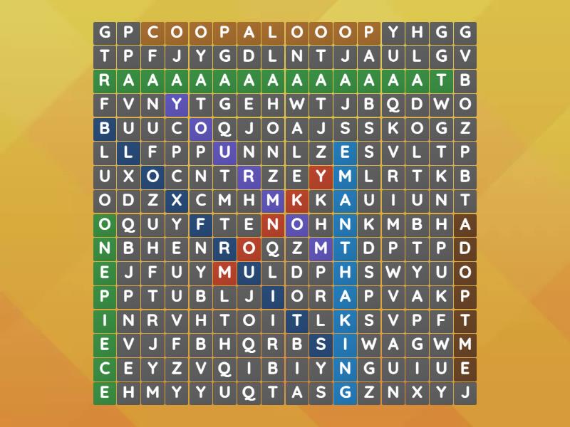 7 foot rat - Wordsearch