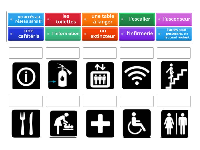Mots et pictogrammes - Match up