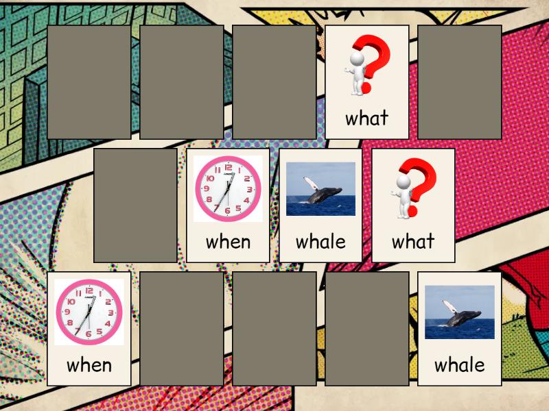 Digraph Wh - Matching pairs