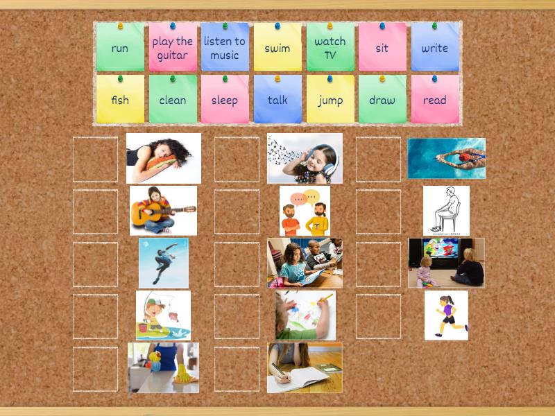 Action verbs_Quick Minds 3_Unit 5 - Match up