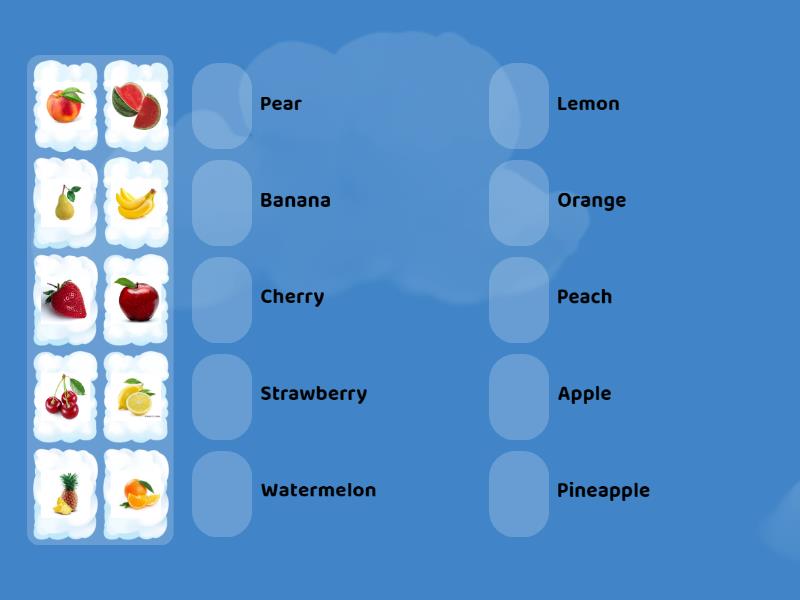 Fruits - Match up