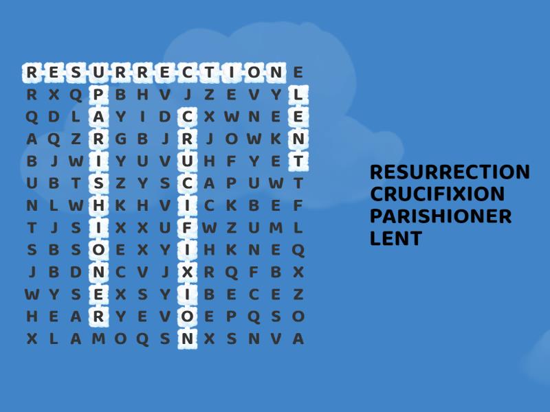 task 1 easter ver. - Sopa de letras