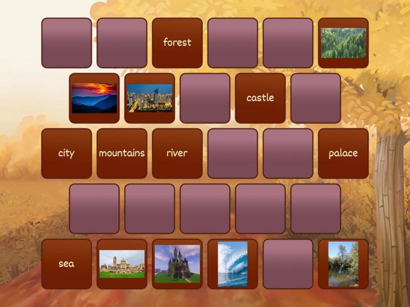 Fairy Tale Settings - Matching pairs
