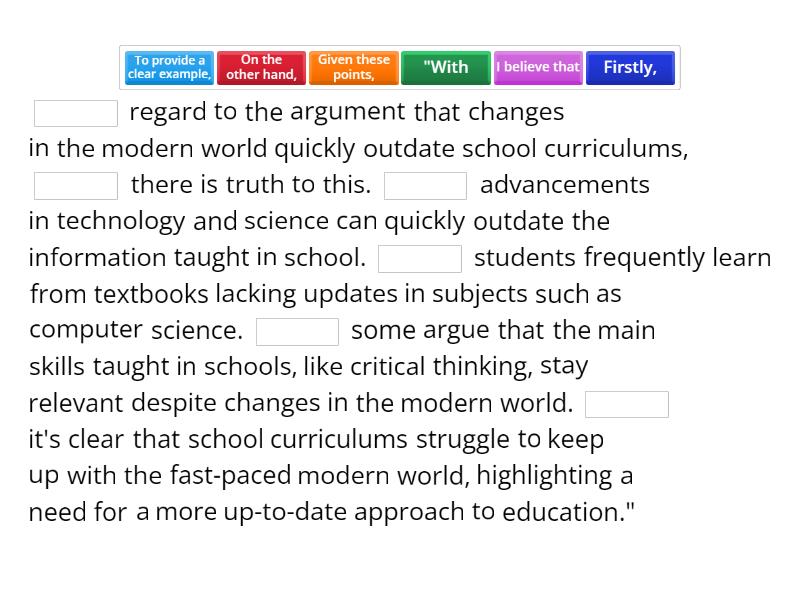 DET linkers - Missing word