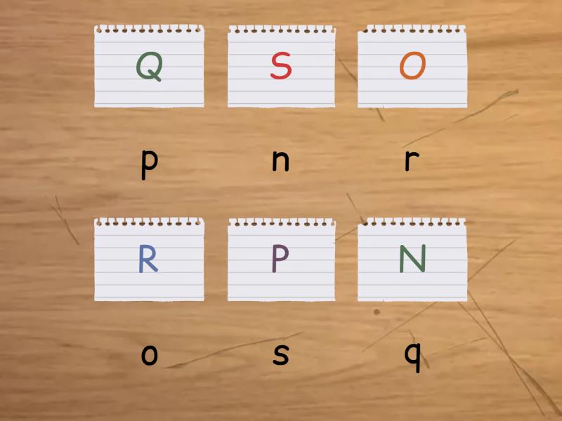 Review Letter NOPQR - Match up