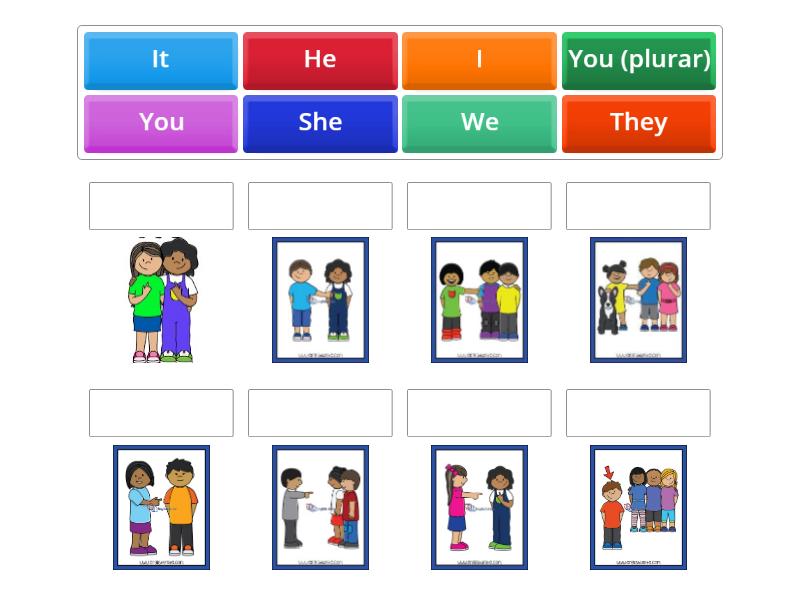 Subject Pronoun - Match up