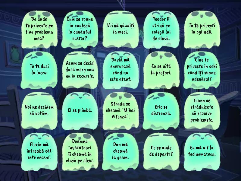 Pronumele reflexiv / pronume personal - Flip tiles