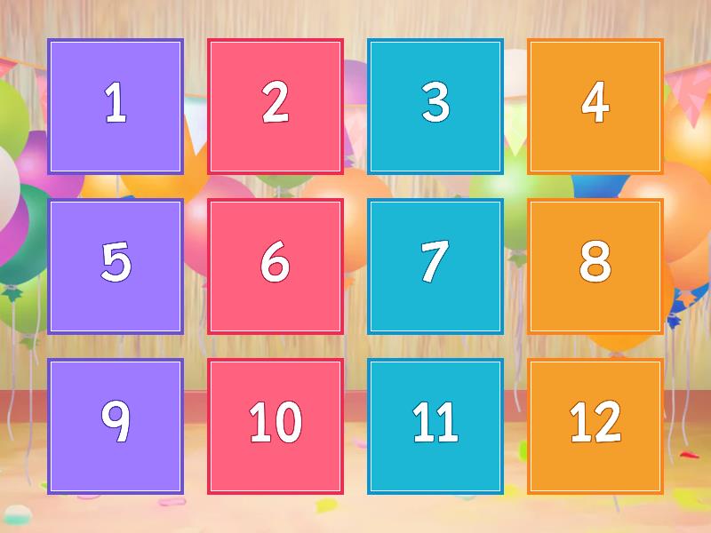 ordinal numbers - Open the box