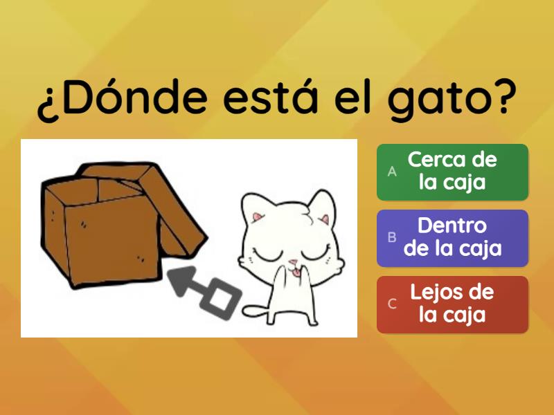 ¿Dónde está el gato? - Quiz