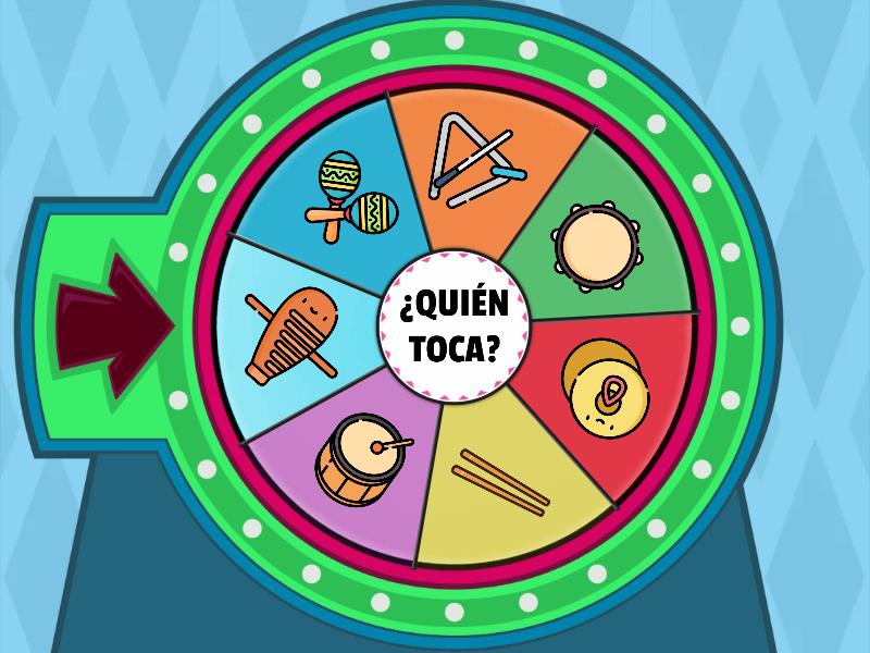 INSTRUMENTOS PEQUEÑA PERCUSIÓN - Rueda aleatoria