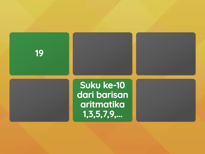 Barisan aritmatika - Matching pairs