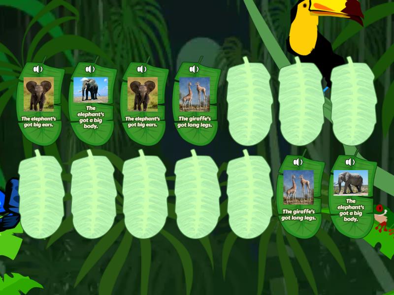 Discover with Dex 2 Unit 4 Discover Wild Animals (animal body parts ...