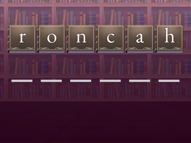 Unit 6 Lessons 1-5 Unscrammble (2023-2024) - Anagrama