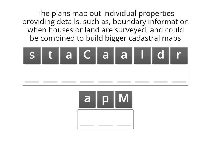 Different types of maps and route 66 - Anagram