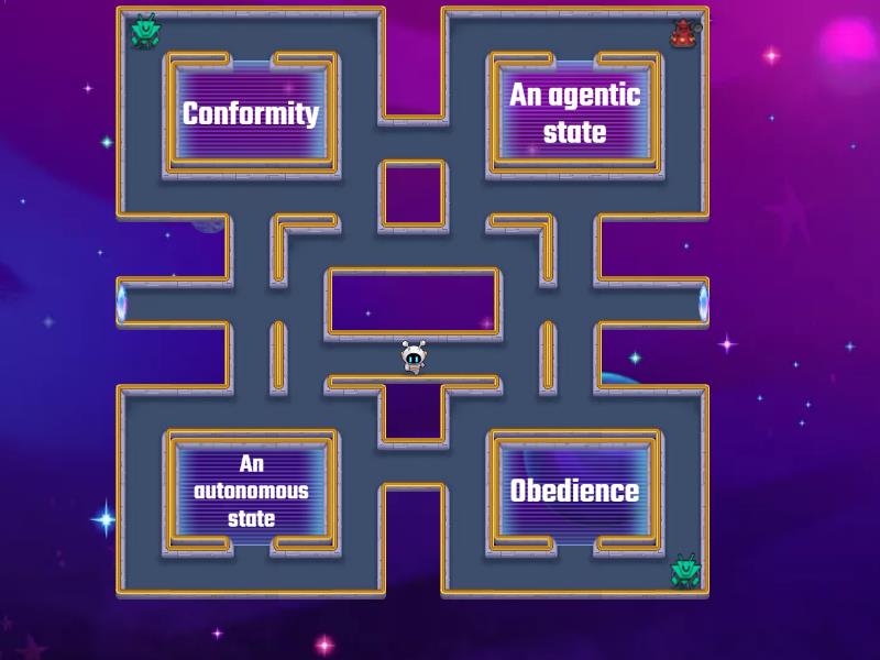 Social Influence Revision: Obedience - Maze chase