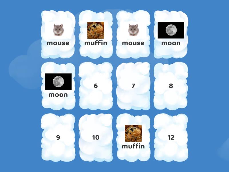 Letter M match - Matching pairs