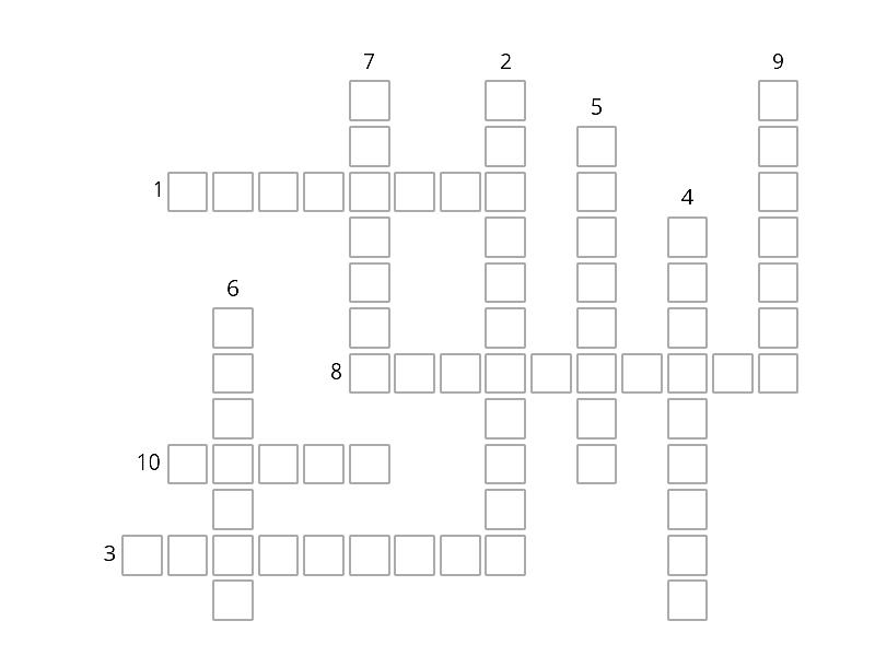 Revision Ch1 - Ch6 - Crossword
