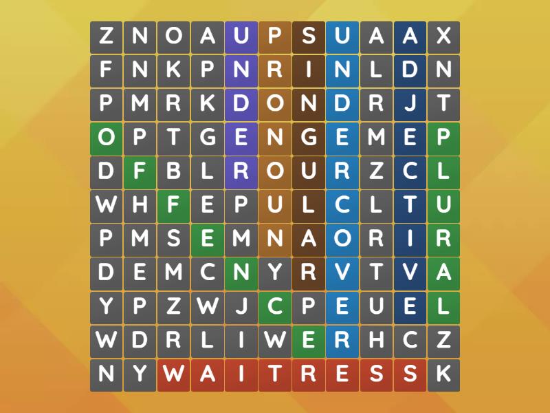 find the word - Wordsearch