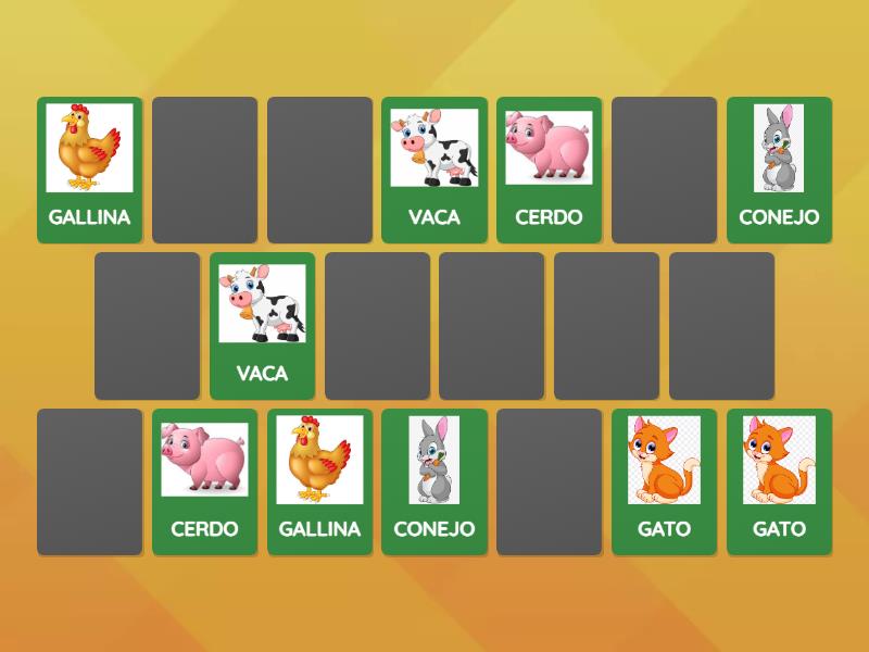 IGUALES EN LA GRANJA ? - Matching pairs