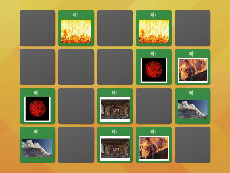 Fire Memory - Matching pairs