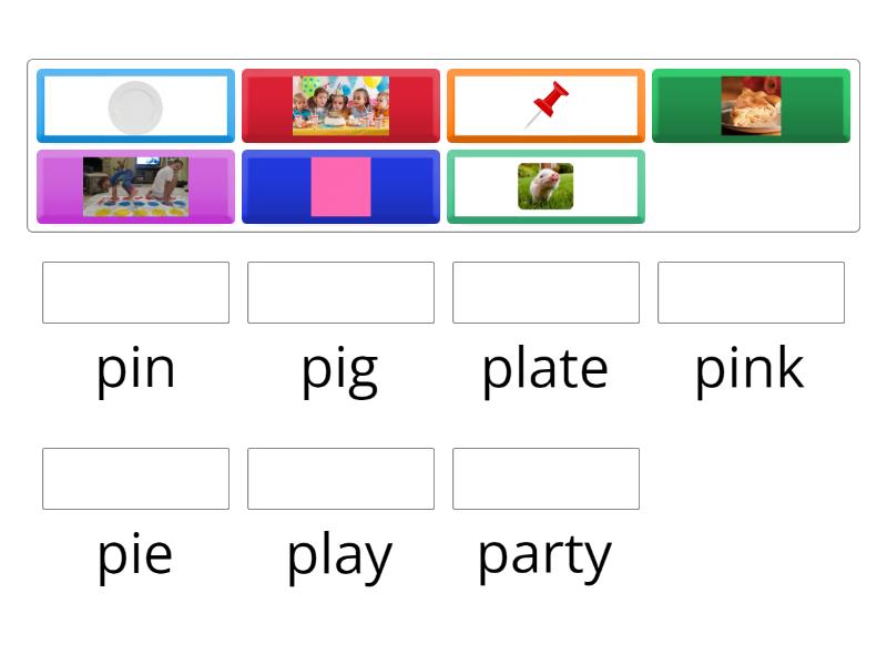 Letter P - Match up