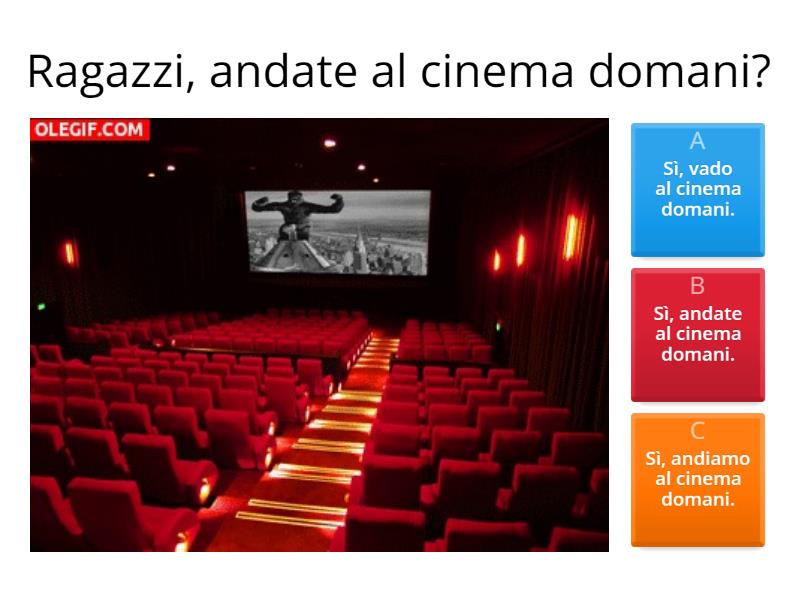 Presente Indicativo (Domanda e Risposta) - Cuestionario