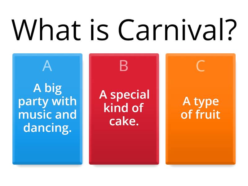 3º ano - Carnival - Quiz