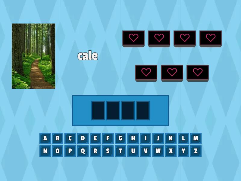 FaF 3 In the park memory game - Hangman
