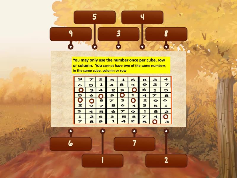 SUDOKU LESSON - 10 - Labelled diagram