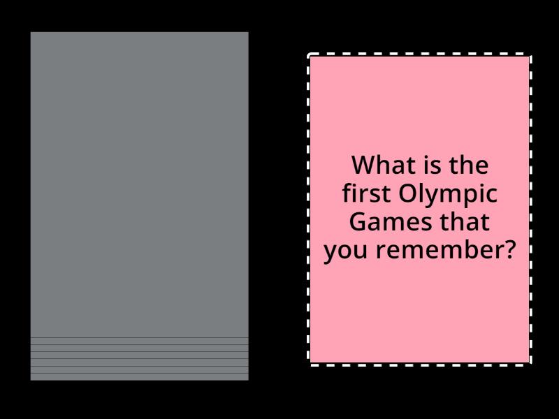 Olympics Discussion - Speaking cards
