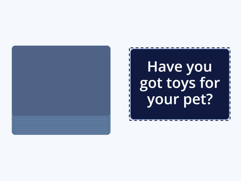 Have/Has got - - Speaking cards