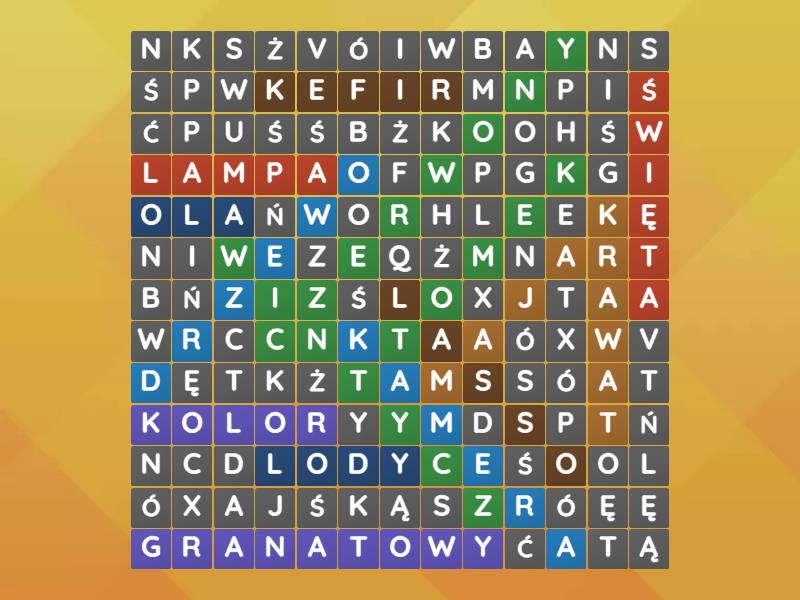word gra ola z - Wordsearch