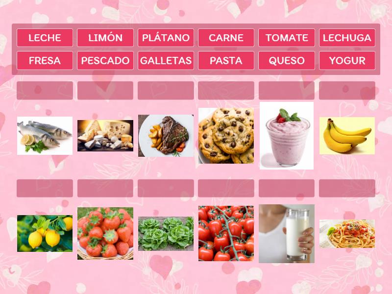 LOS ALIMENTOS - Match up